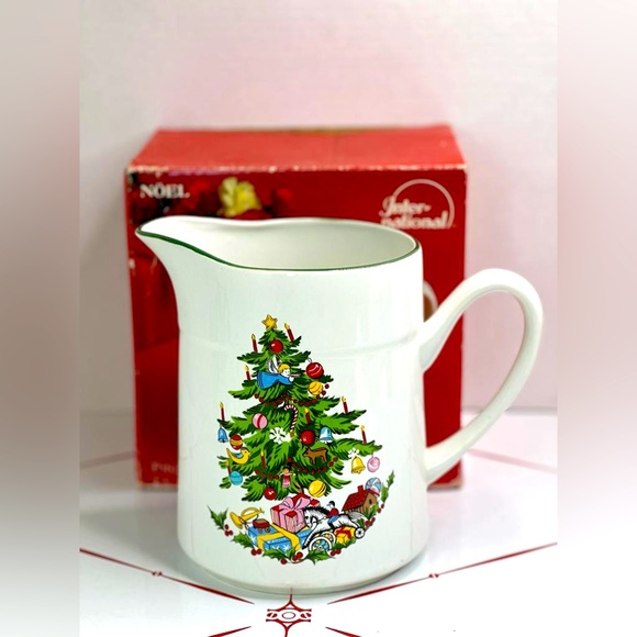 International | Holiday | Vintage International Noel Christmas Pitcher ...